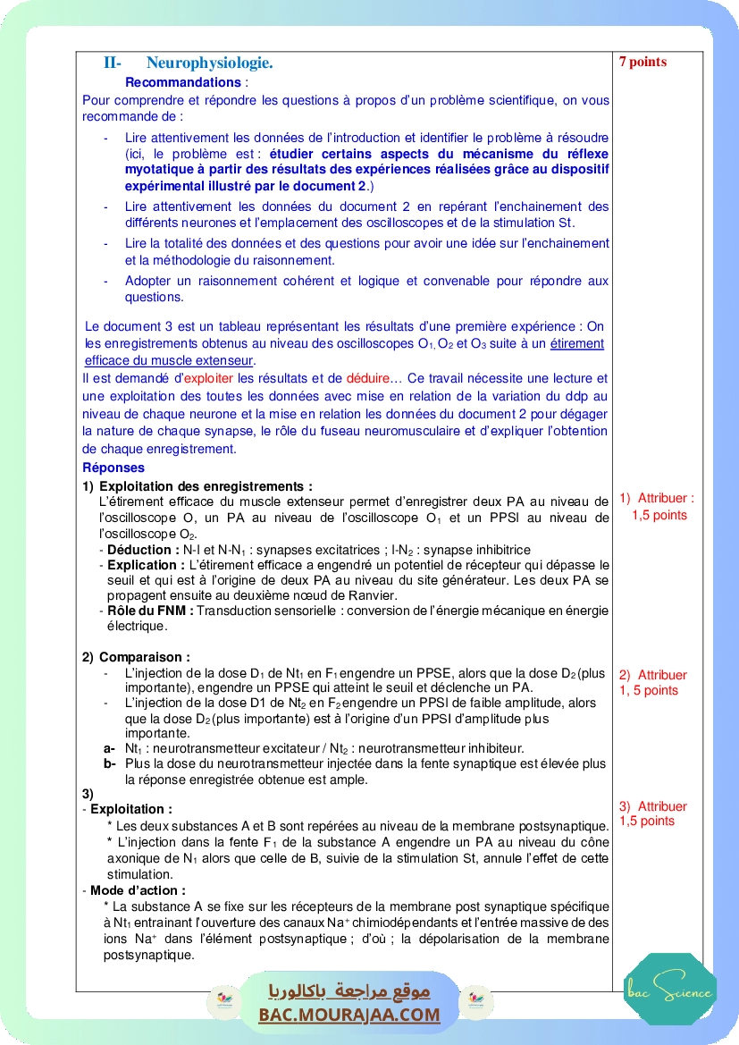 telecharger Corrigé_controle_svt_Bac_2022_Section_science